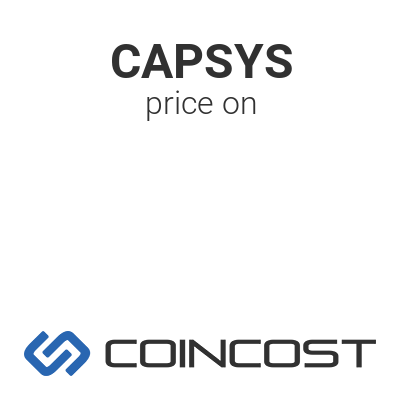 Capital System CAPSYS price chart online. CAPSYS market cap, volume and other live and ...