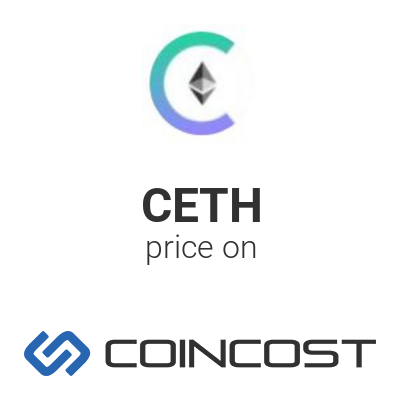 cETH CETH price chart online. CETH market cap, volume and other live ...
