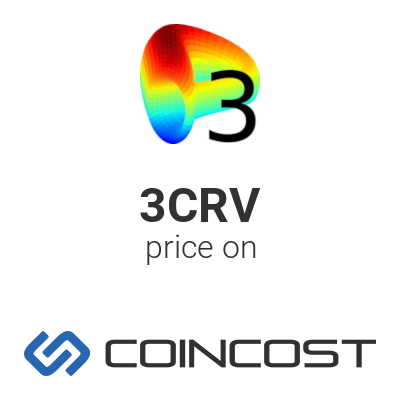 Gráfico de preços online de LP 3pool Curve 3CRV. Capitalização de ...