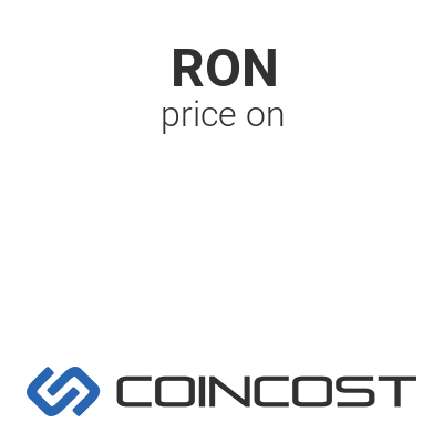 Ronin RON price chart online. RON market cap, volume and other live and ...