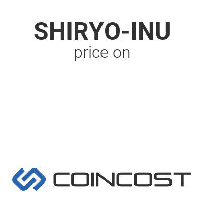 Shiryo SHIRYO-INU price chart online. SHIRYO-INU market cap, volume and other live and ...