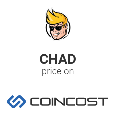 The Chad CHAD price chart online. CHAD market cap, volume and other ...