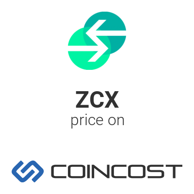 Unizen ZCX price chart online. ZCX market cap, volume and other live ...